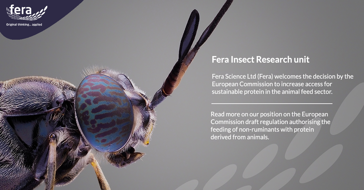 Fera Science Ltd. Position on the European Commission draft regulation ...